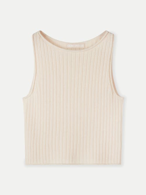 GOBI CASHMERE Cashmere Regular Fit Crop Top